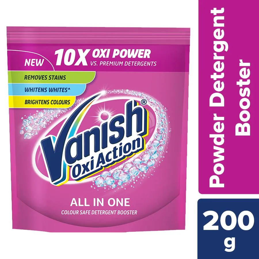 Vanish All in One Powder Detergent Booster, 200 g – Zenomart.com