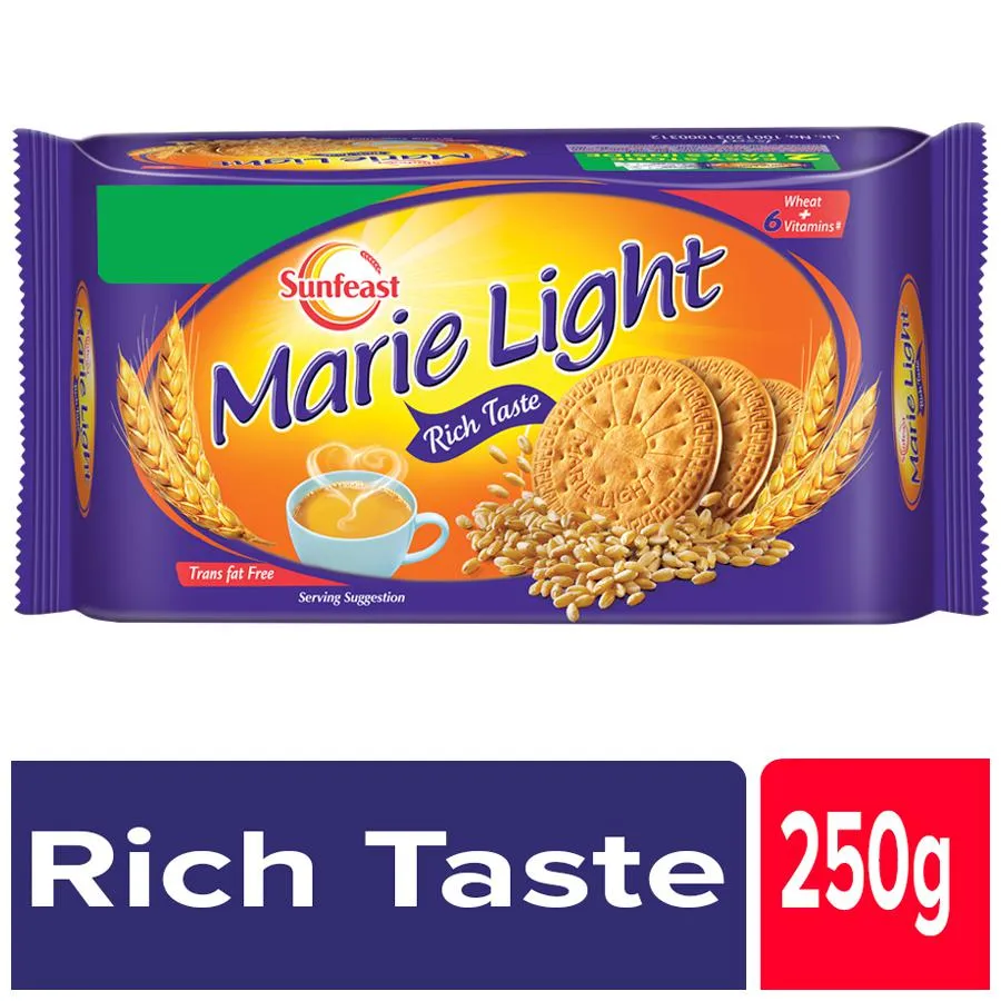 Sunfeast Marie Light Biscuits – Active, 250 g – Zenomart.com