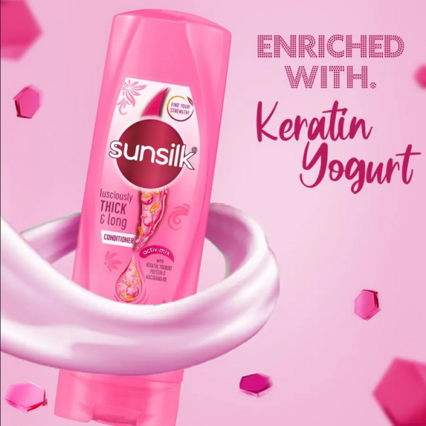 Sunsilk Conditioner – Lusciously Thick & Long Nourishing, 180 Ml ...