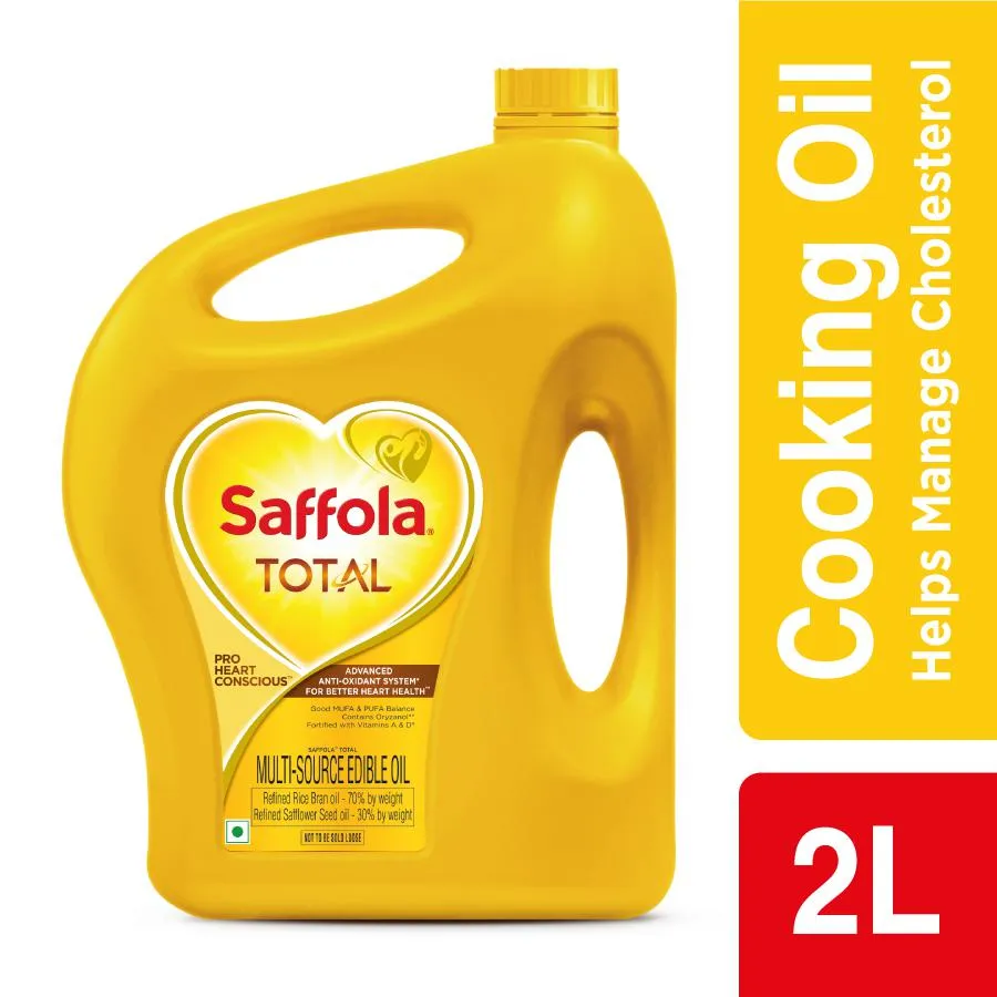 Saffola Total Refined Cooking oil , 2 L Jar – Zenomart.com